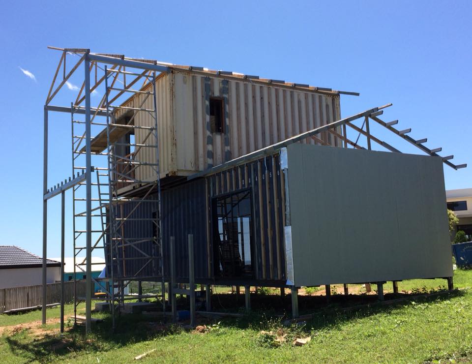 Bushland Beach Stacked Container Home - Discover Containers