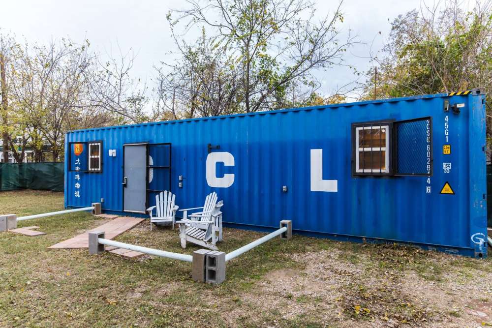 Blue Steel Container House - Discover Containers